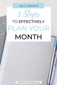 How to Plan the New Month for Success